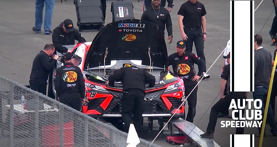 No. 19 crew chief comments on team's inspection failures | NASCAR