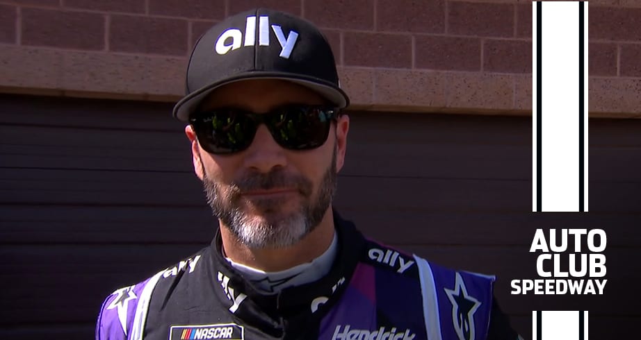 Johnson earns front row starting spot at Auto Club Speedway | NASCAR