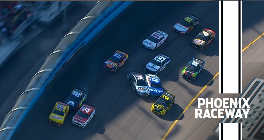 Chaos breaks out late at Phoenix Raceway | NASCAR