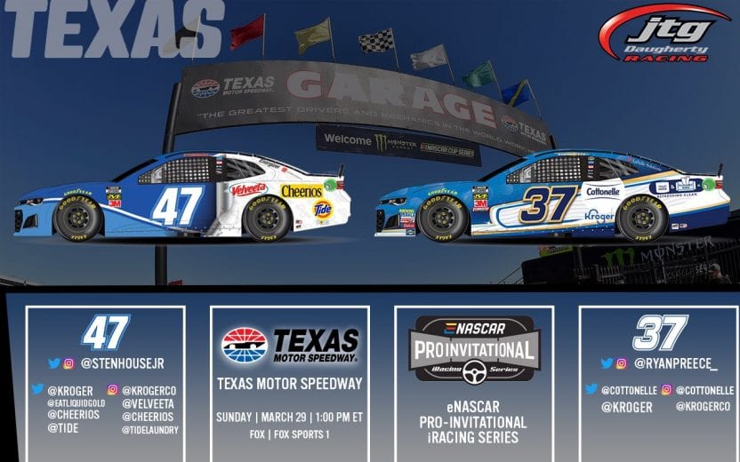 Paint Schemes: eNASCAR iRacing Pro Invitational at Texas | NASCAR