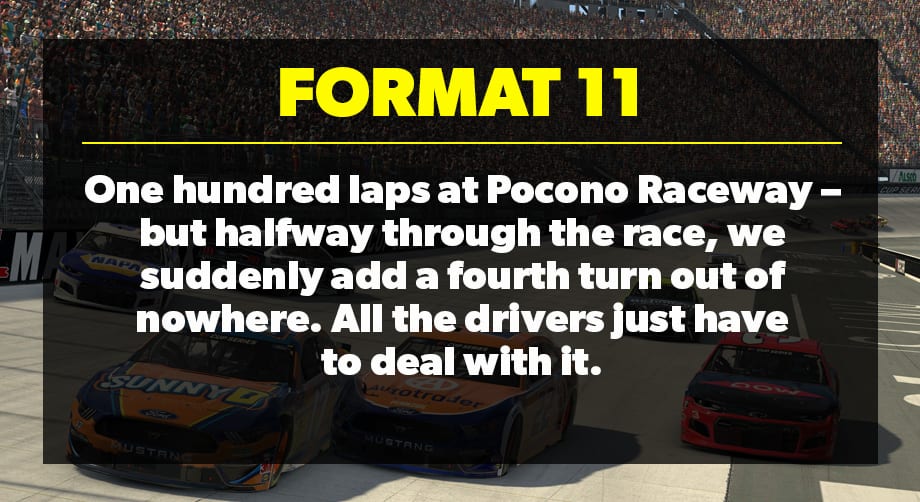 @nascarcasm: Other ideas for iRacing race formats | NASCAR