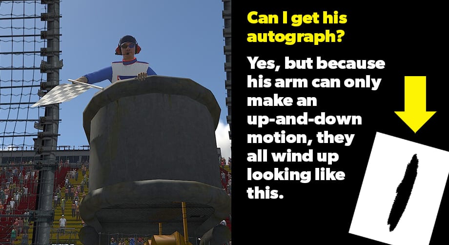 @nascarcasm exclusive interview: The iRacing Flag Man | NASCAR