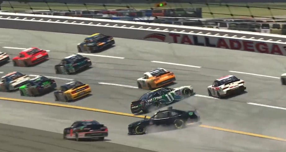 Several cars involved in the early ‘Big One’ at Talladega | NASCAR