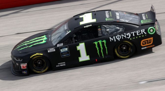 Kurt Busch drives to a third place finish at Darlington Raceway ...
