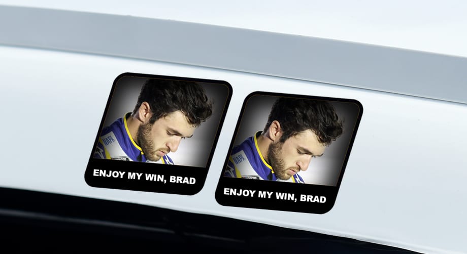 @nascarcasm: Other stickers that should be on race cars | NASCAR