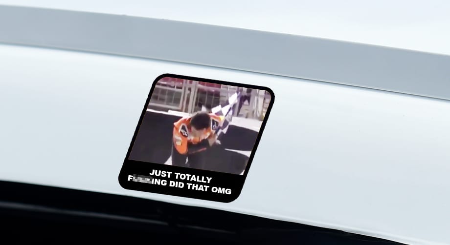 @nascarcasm: Other stickers that should be on race cars | NASCAR