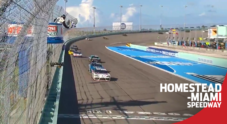 Burton wins Xfinity Series race, late restart for the checkered | NASCAR