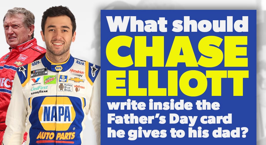 @nascarcasm: Chase Elliott's Father's Day card to Bill | NASCAR