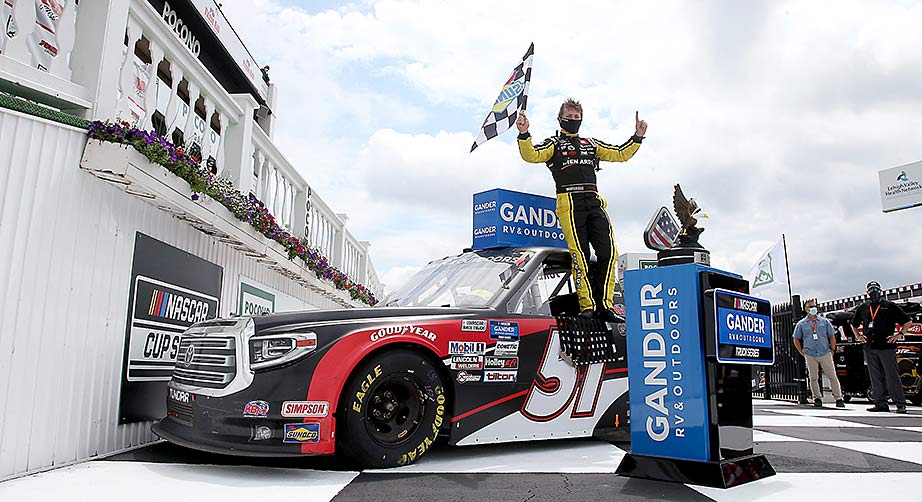 Brandon Jones wins Gander Trucks race at Pocono | NASCAR