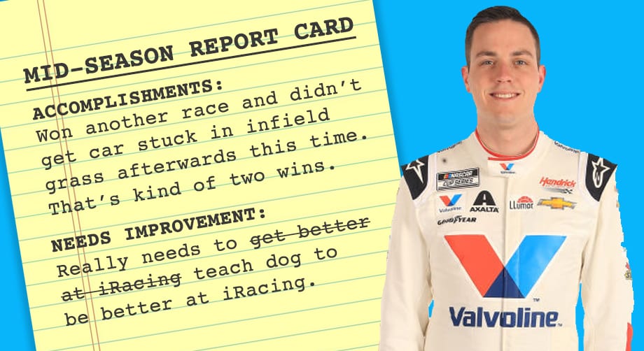@nascarcasm: Midyear report cards for drivers | NASCAR