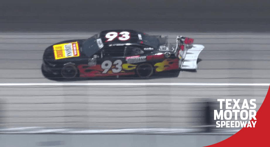 Snider gets into the wall after contact at Texas | NASCAR