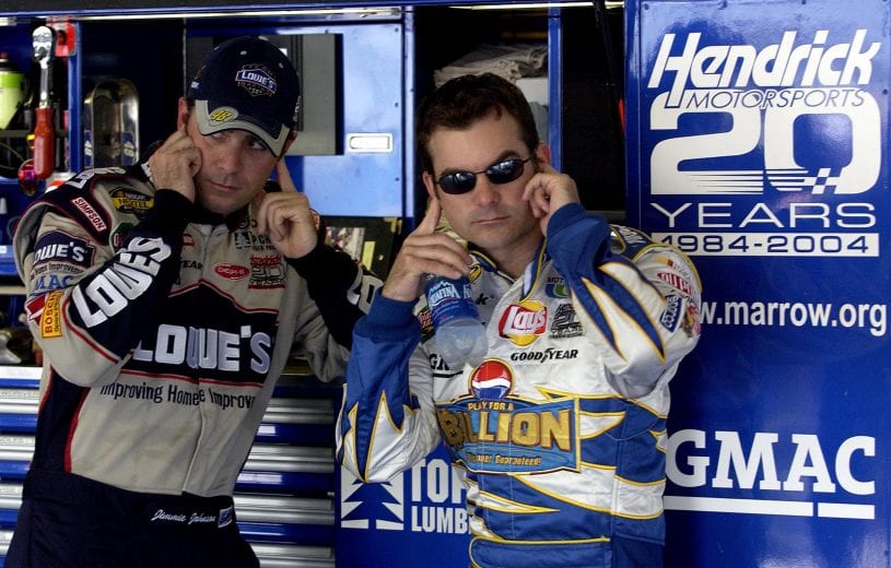 Career 1-2 finishes of Jeff Gordon, Jimmie Johnson | NASCAR