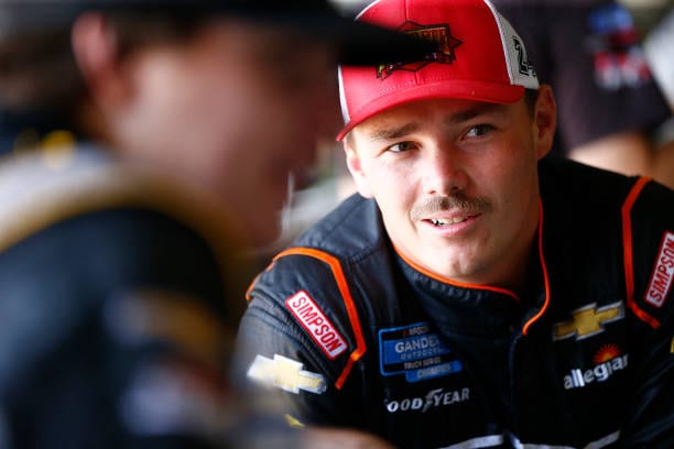Brett Moffitt drives No. 23 Chevrolet Silverado to second-place finish ...