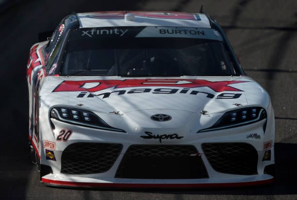Harrison Burton drives No. 20 Toyota Supra to eighth-place finish at ...