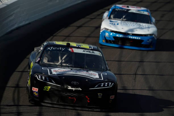 Kaz Grala drives No. 21 Chevrolet Impala to fourth-place finish at Road ...