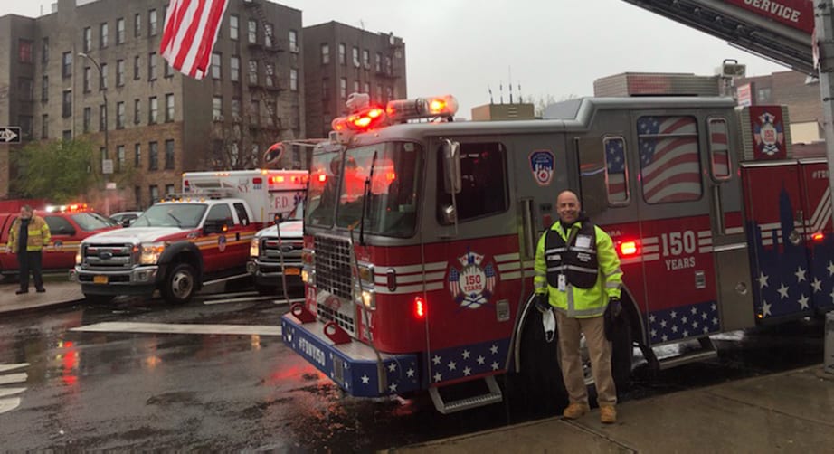 American Medical Response workers on front lines in NYC | NASCAR