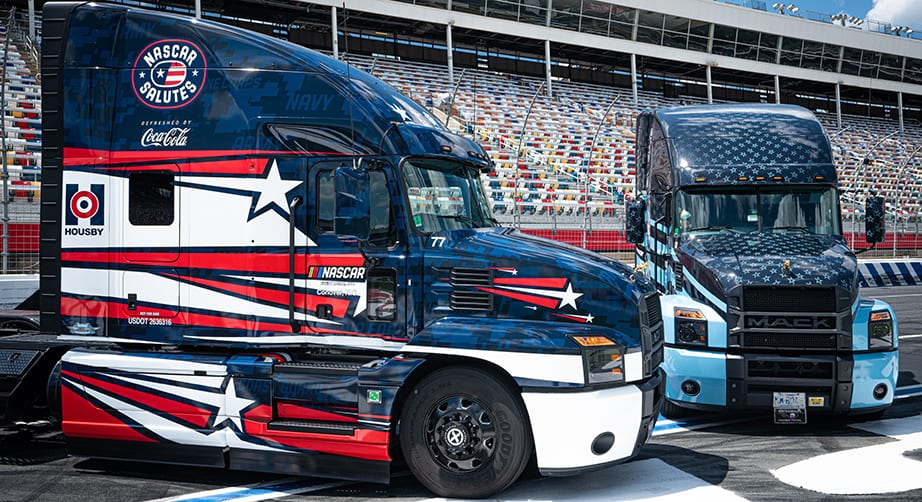 Mack Anthem honors NASCAR Salutes campaign | NASCAR