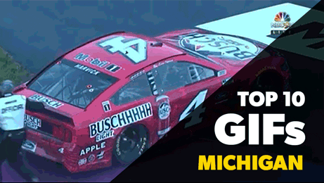 Top 10 GIFs: Michigan Cup doubleheader | NASCAR