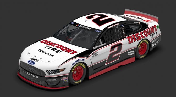 Brad Keselowski unveils Darlington throwback paint scheme | NASCAR