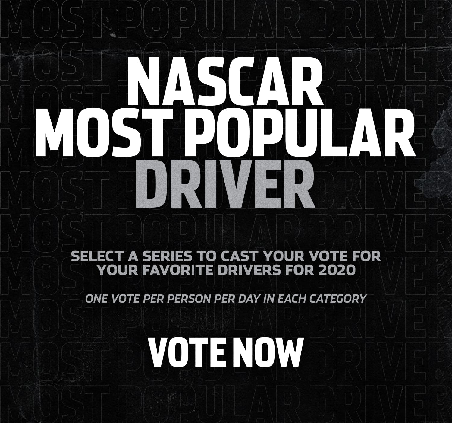 NASCAR Most Popular Driver Landing Page | Official Site Of NASCAR