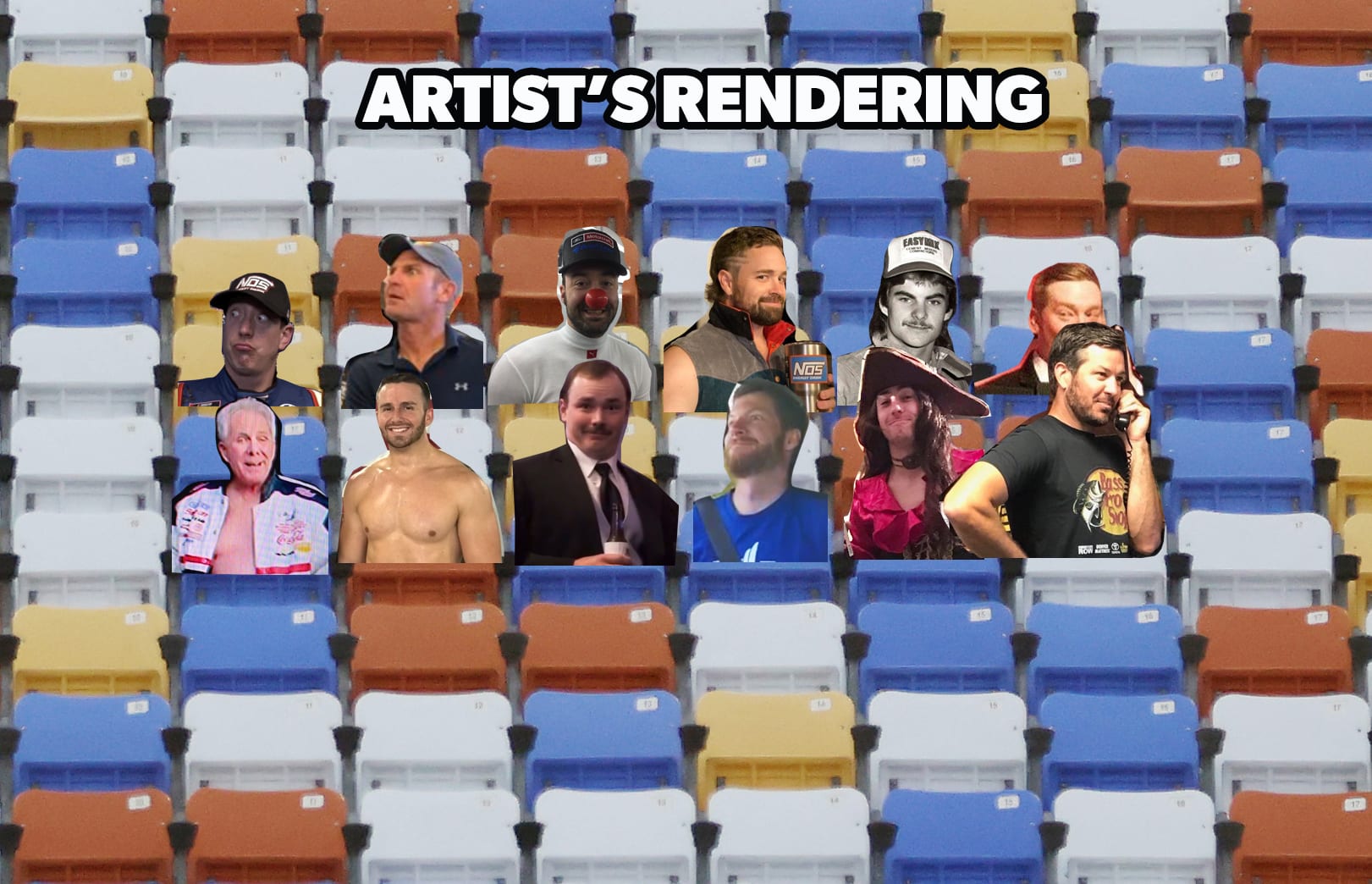 @nascarcasm: Can we send race tracks cardboard cutouts? | NASCAR