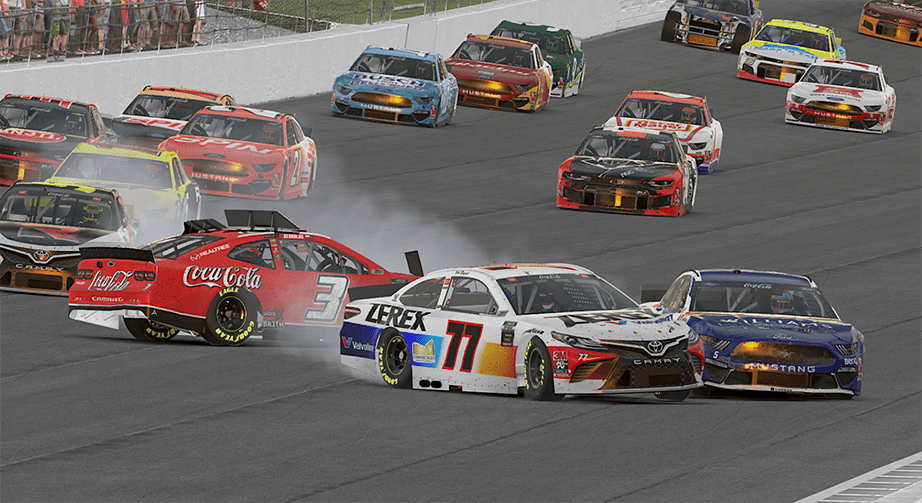 iRacing wrecks big on Darlington restart | NASCAR