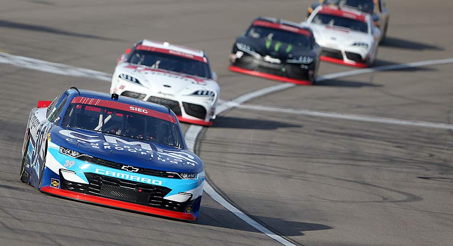 Ryan Sieg swings to Xfinity Playoffs' plus side in Vegas opener | NASCAR