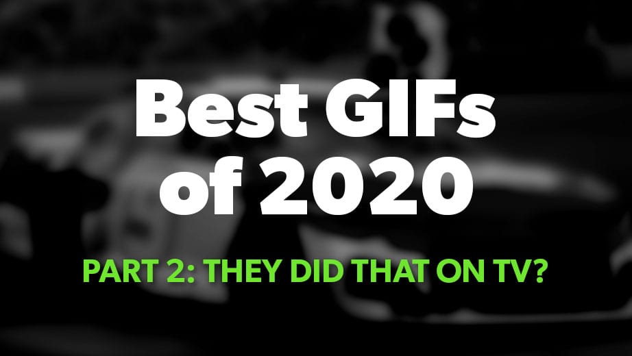 2020 GIFs of the Year, Part 2: They did that on TV? | NASCAR