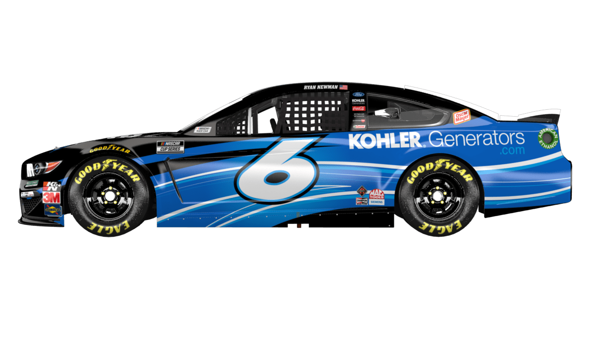 Kohler Generators joins Roush Fenway Racing, Ryan Newman | NASCAR