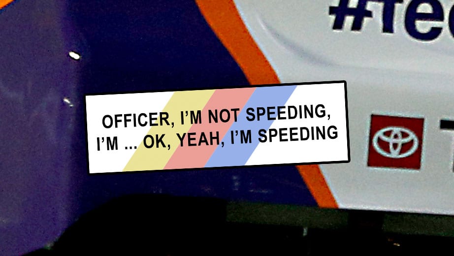 Imagining bumper stickers in NASCAR | NASCAR