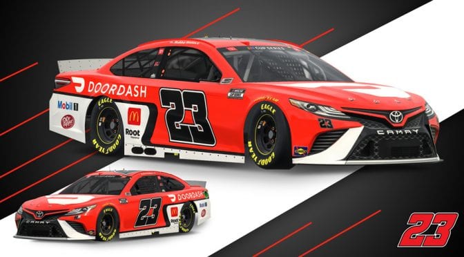 DoorDash, 23XI Racing reveal Bubba Wallace primary scheme | NASCAR