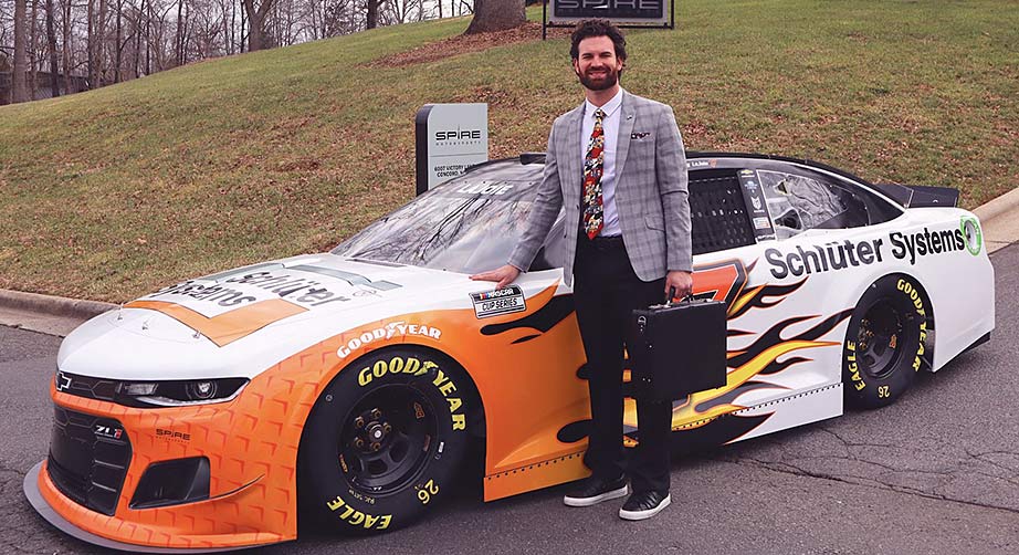 Spire, Corey LaJoie recreate photo for Alan Kulwicki tribute | NASCAR