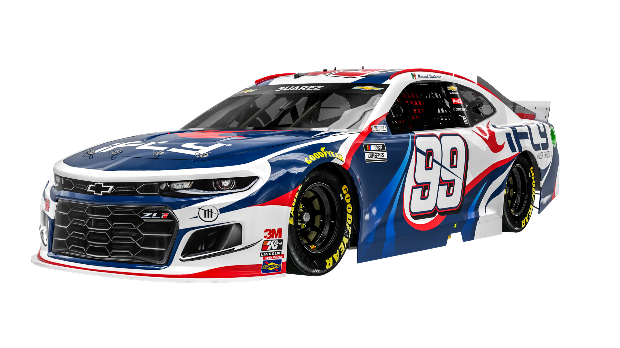 Trackhouse reveló el look del No. 99 de iFLY y Daniel Suarez para 2021