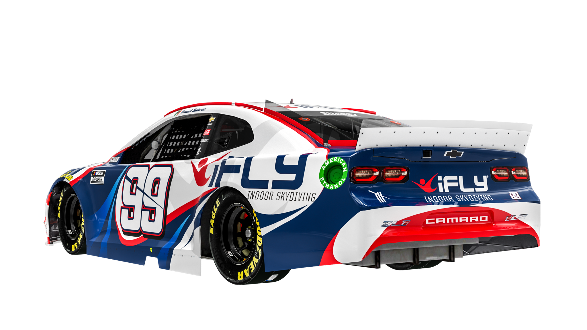 Trackhouse reveló el look del No. 99 de iFLY y Daniel Suarez para 2021