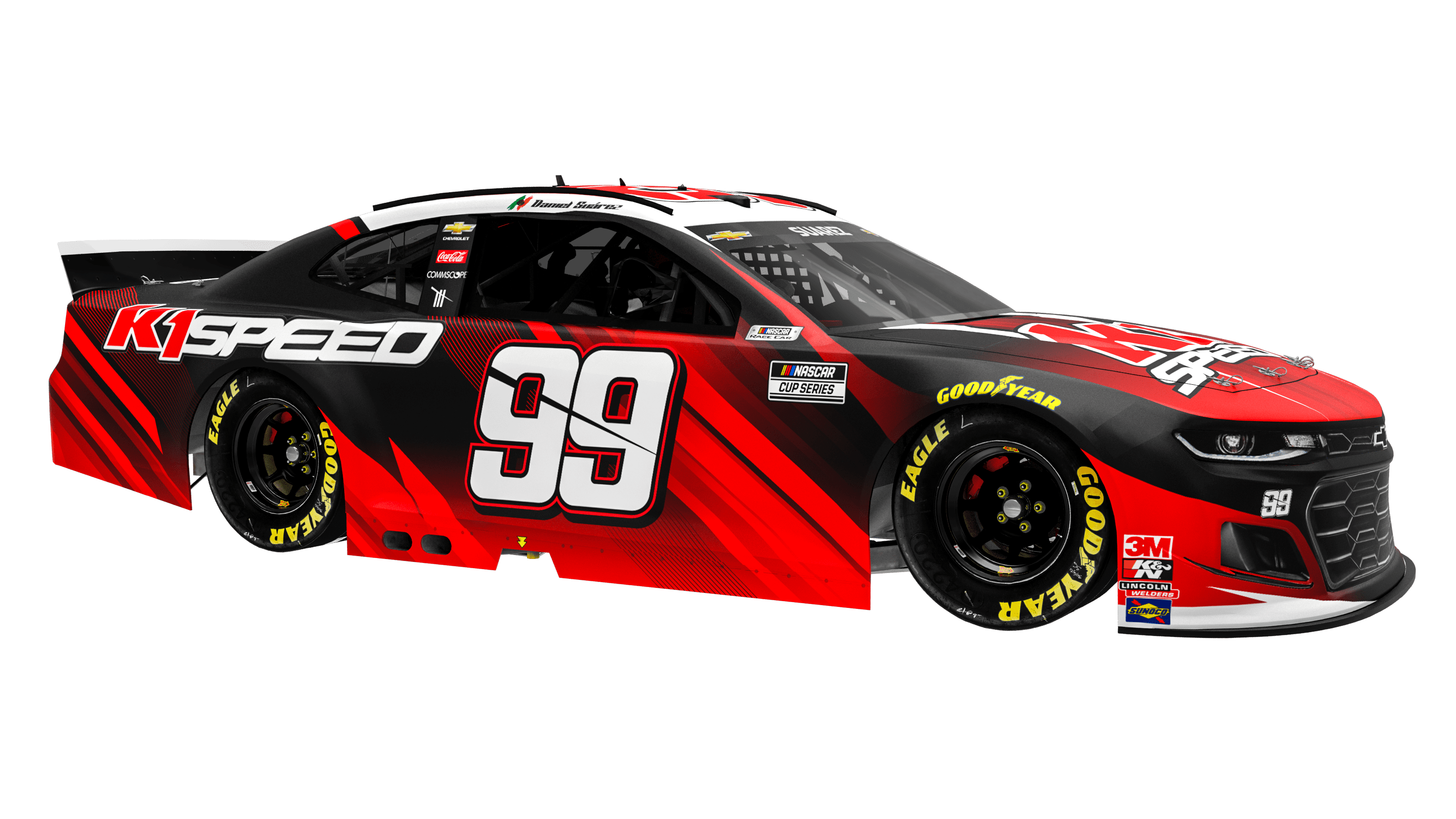 Daniel Suarez's Trackhouse Racing Team paint schemes | NASCAR