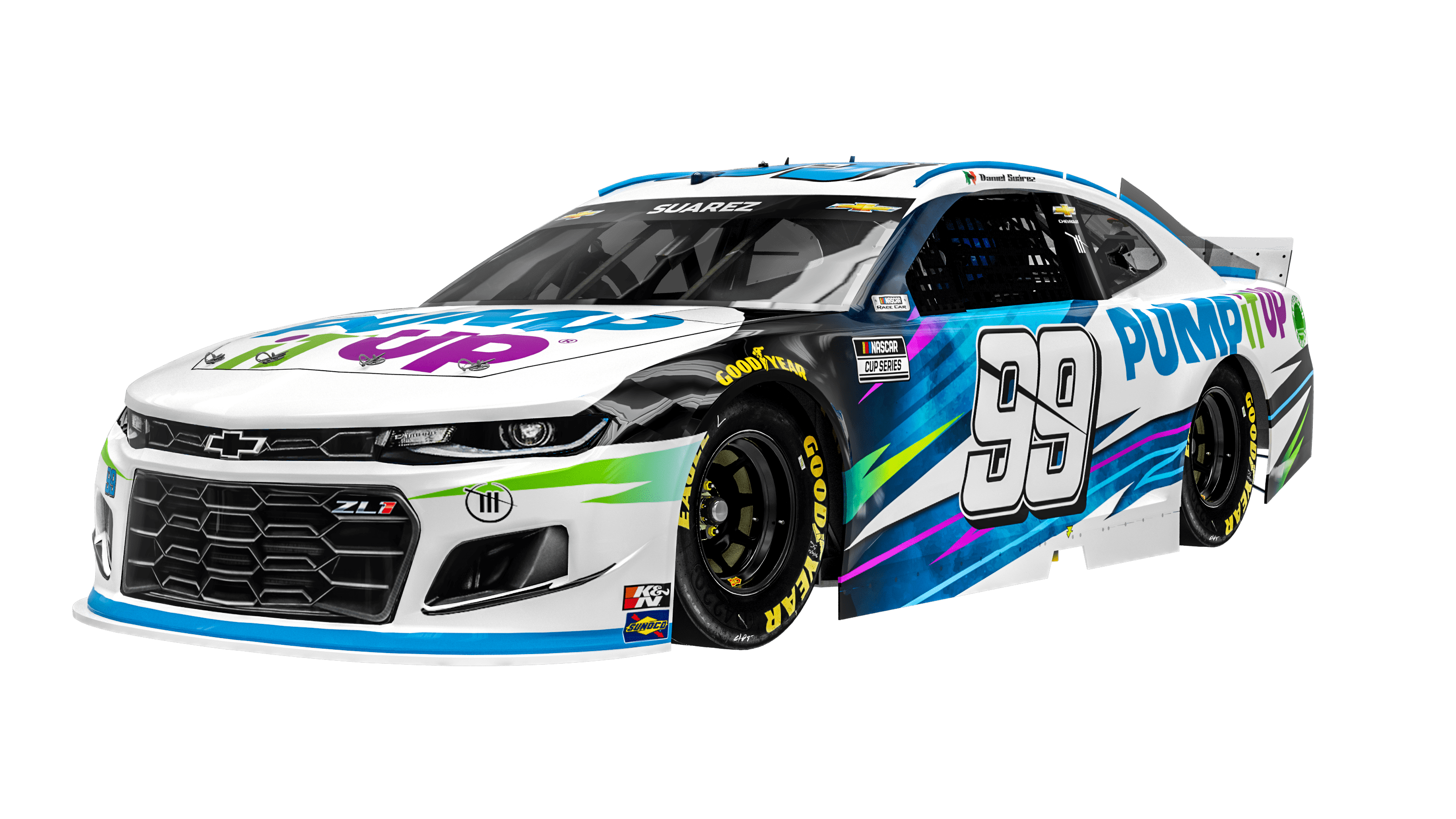 Daniel Suarez's Trackhouse Racing Team paint schemes | NASCAR