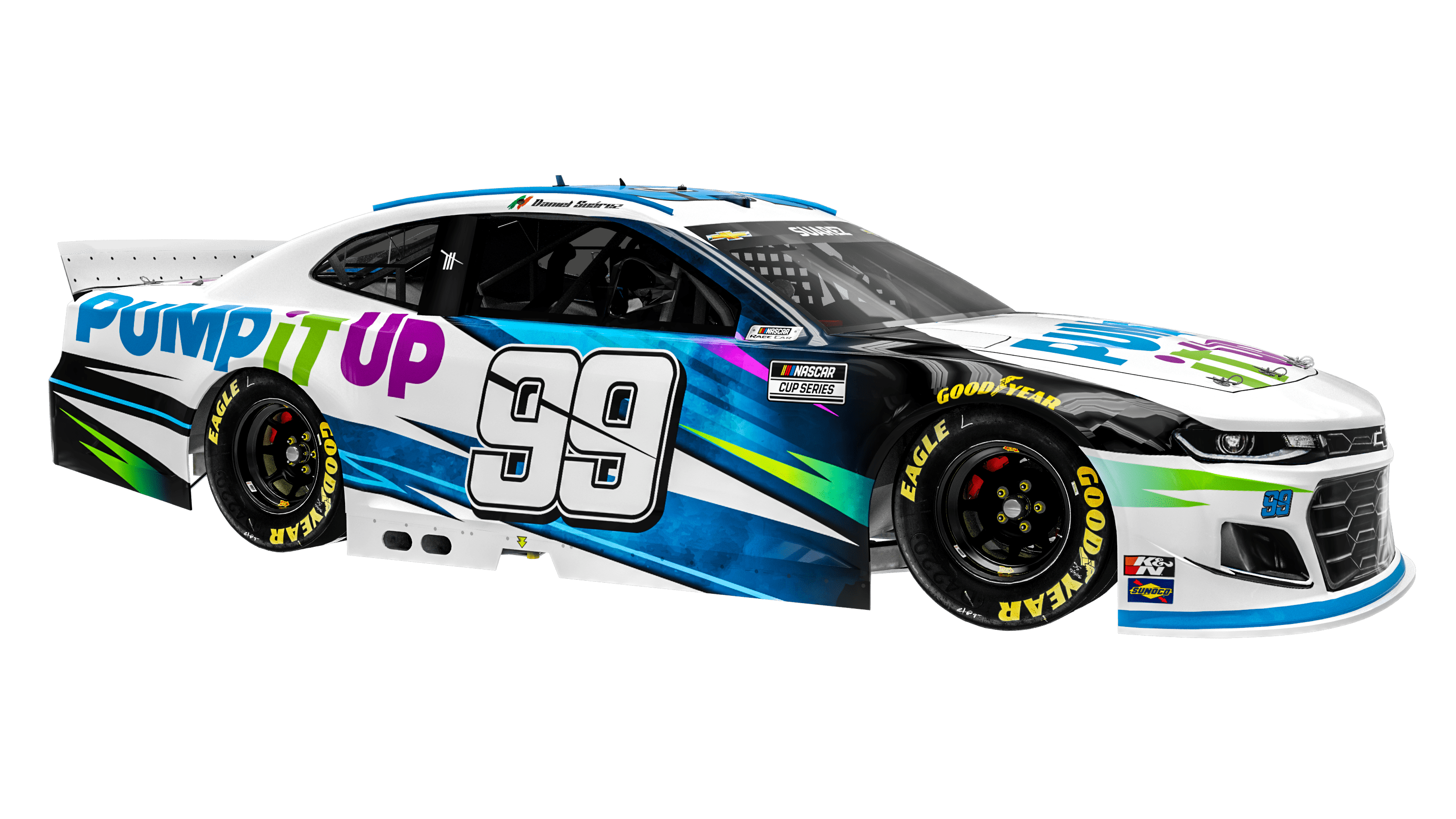 Daniel Suarez's Trackhouse Racing Team paint schemes | NASCAR