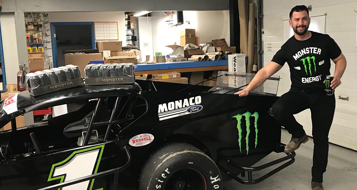 Monster Energy Race Car