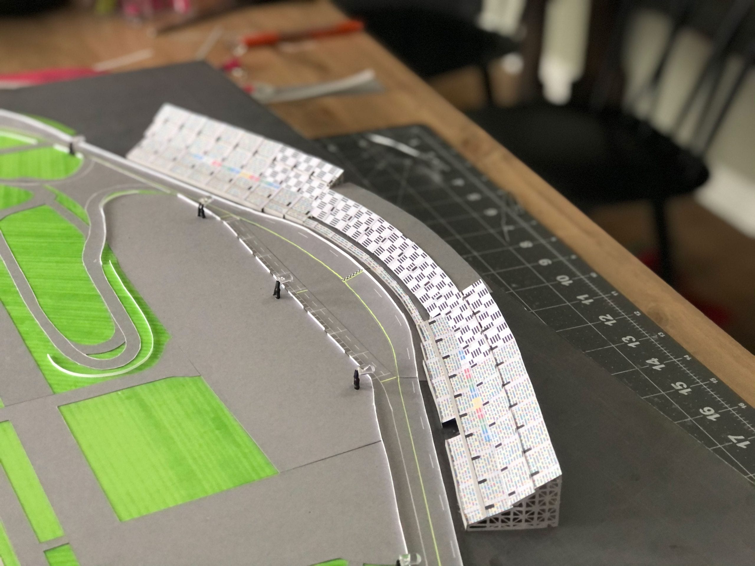 Paper stadium: Daytona like you've never seen before | NASCAR