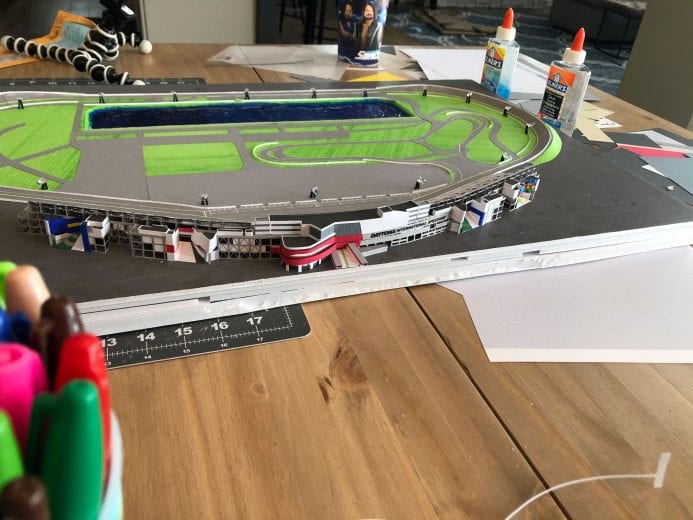 Paper stadium: Daytona like you've never seen before | NASCAR