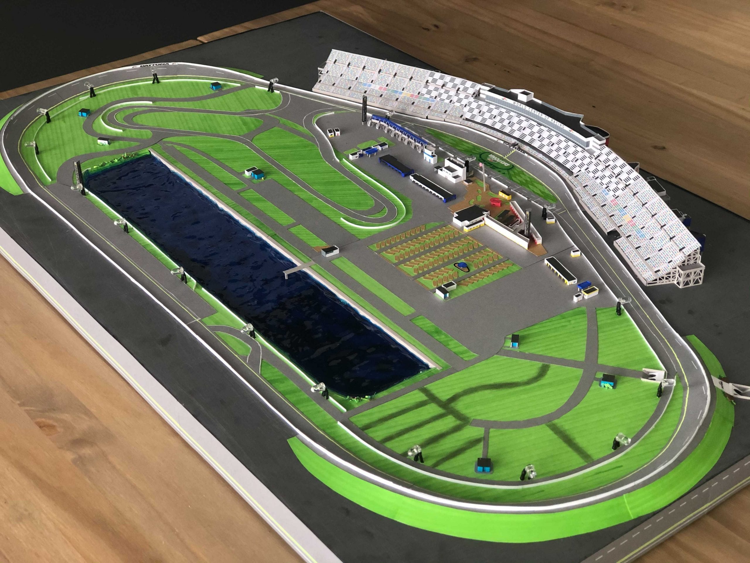 Paper stadium: Daytona like you've never seen before | NASCAR