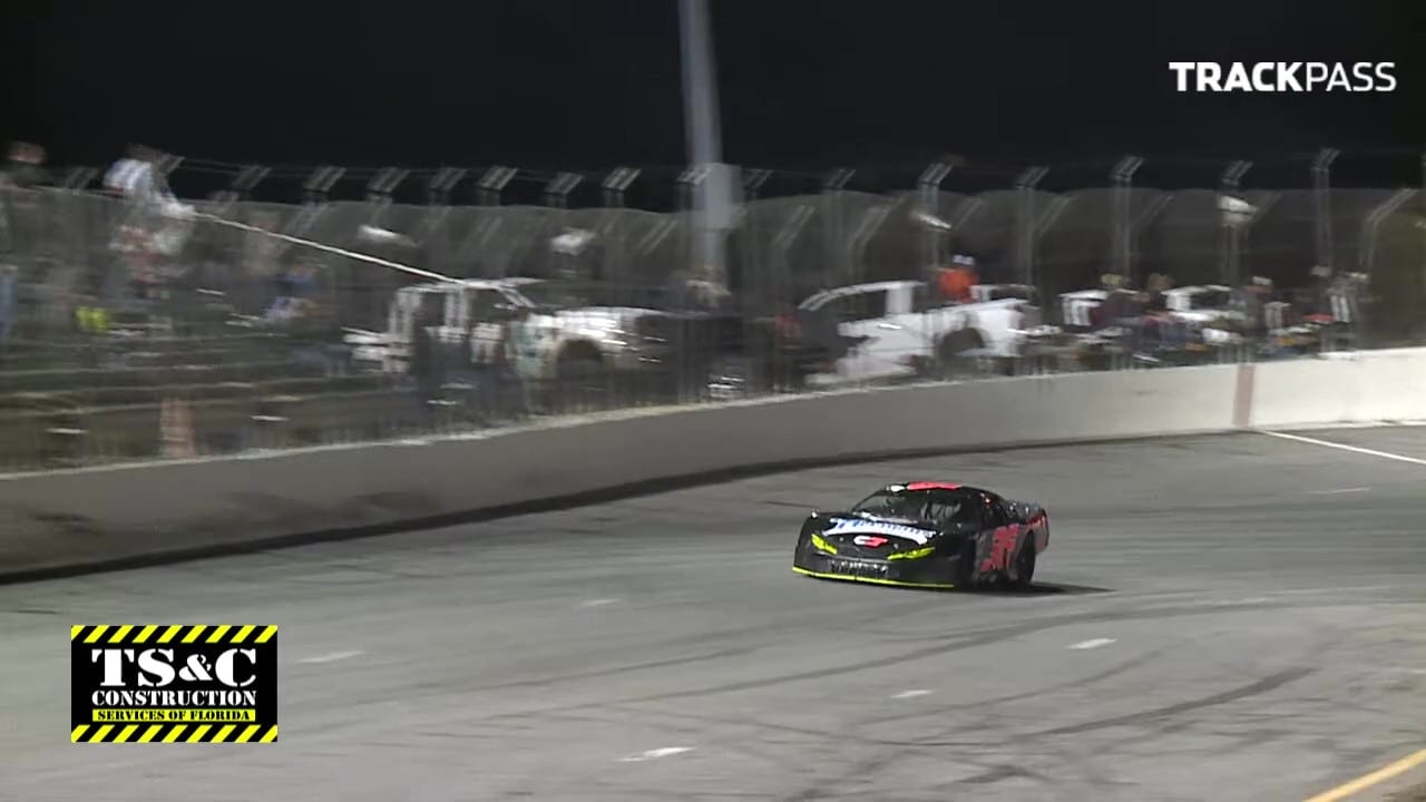 Dan Fredrickson Takes New Smyrna Checkers - Official Site Of NASCAR