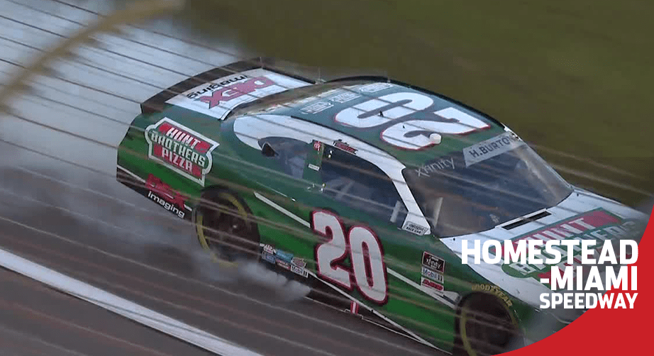 Harrison Burton's car smokes, stalls at Homestead | NASCAR
