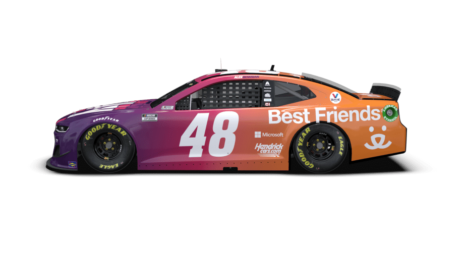 Alex Bowman's Best Friends Animal Society scheme by Ally | NASCAR