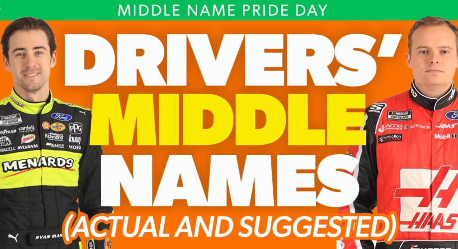 @nascarcasm: Drivers need new middle names | NASCAR