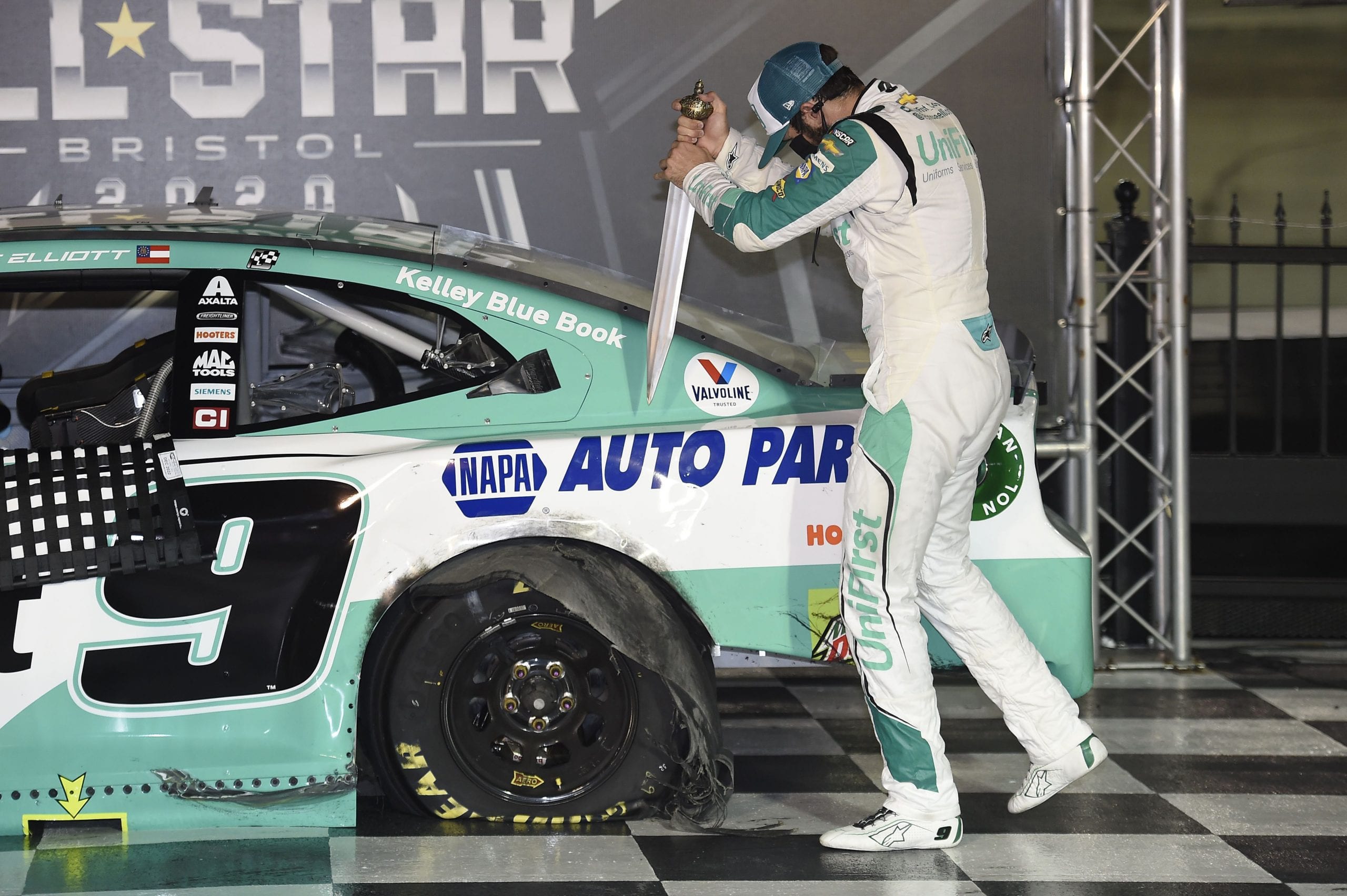 @nascarcasm: Why a green race car is good luck | NASCAR