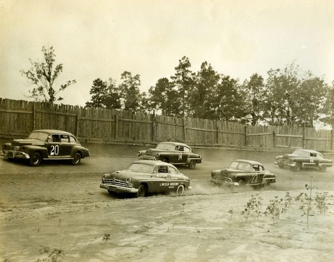 NASCAR's past on dirt tracks in black-and-white, color photos | NASCAR