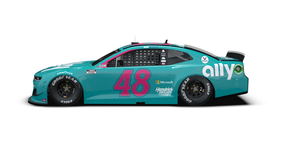 Alex Bowman's No. 48 Darlington Throwback Chevrolet | NASCAR
