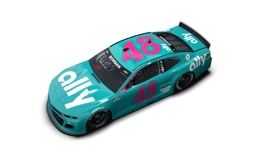 Alex Bowman's No. 48 Darlington Throwback Chevrolet | NASCAR