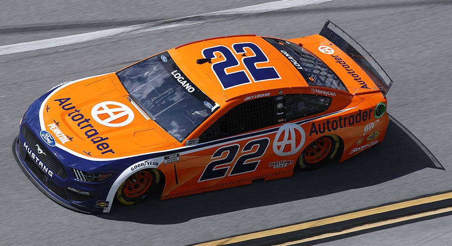 Stage 1 wreck takes Joey Logano out of Talladega contention | NASCAR